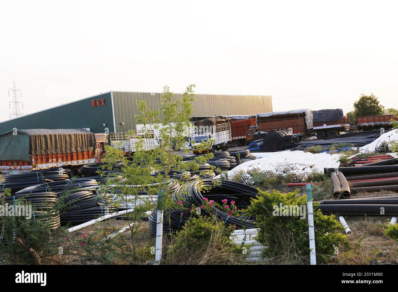 Rex Pipe factory building, sangli, Maharashtra, India, Asia Stock Photo ...