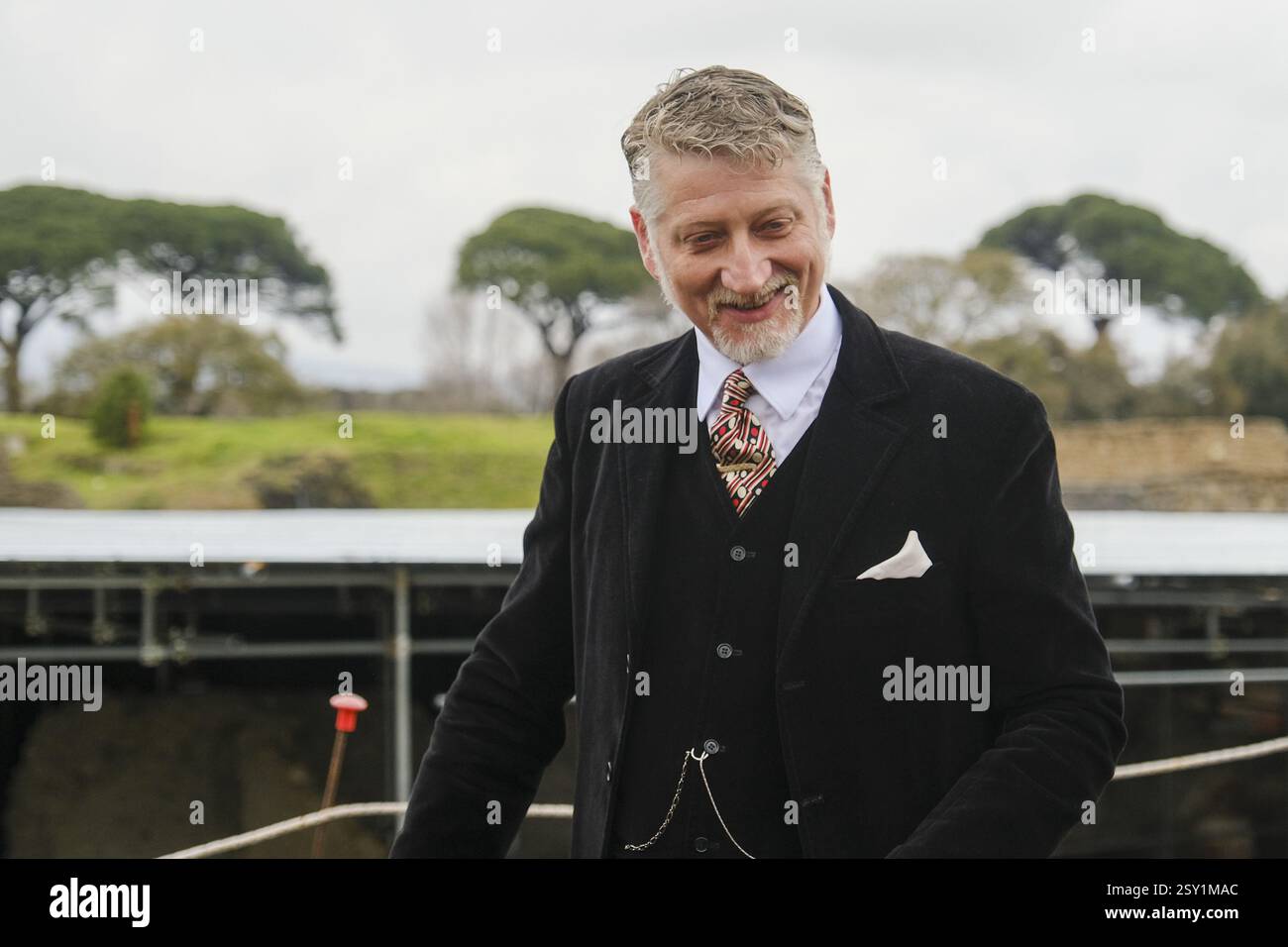 Napoli, Italy. 26th Feb, 2025. Italian Minister of Culture Alessandro ...