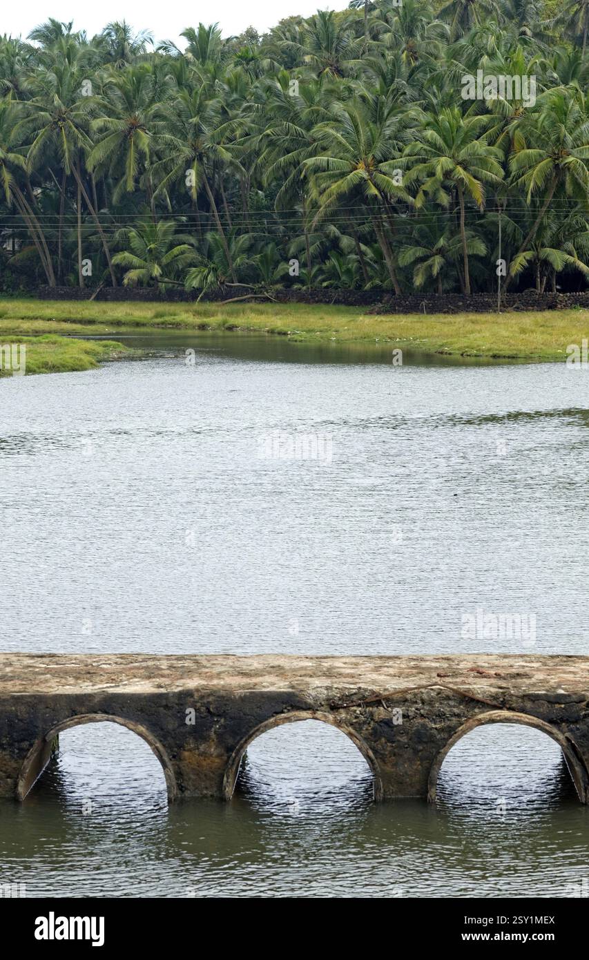 Bridge, kunkeshwar, sindhudurg, maharashtra, india, asia Stock Photo ...