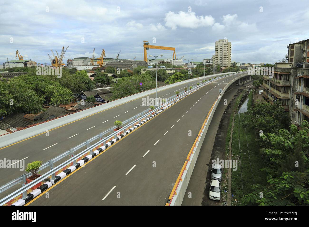 Eastern freeway flyover, mumbai, maharashtra, india, asia Stock Photo ...