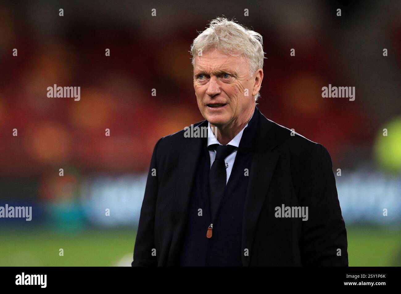 Brentford, UK. 26th Feb, 2025. David Moyes (Manager) of Everton seen ...