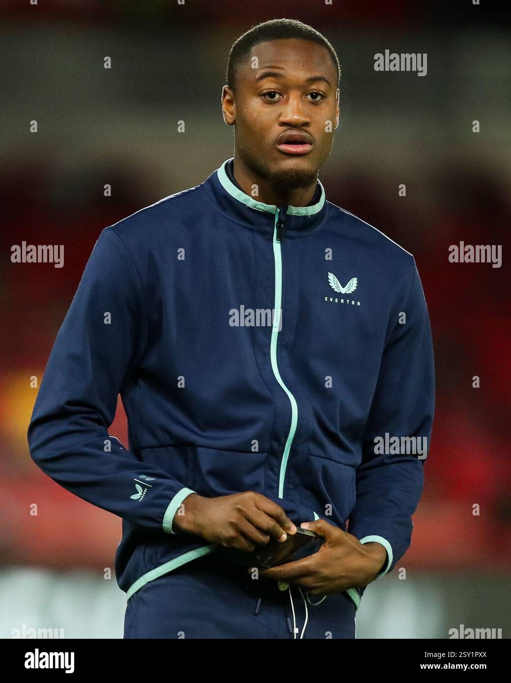 London, UK. 26th Feb, 2025. Martin Sherif of Everton arrives at The ...