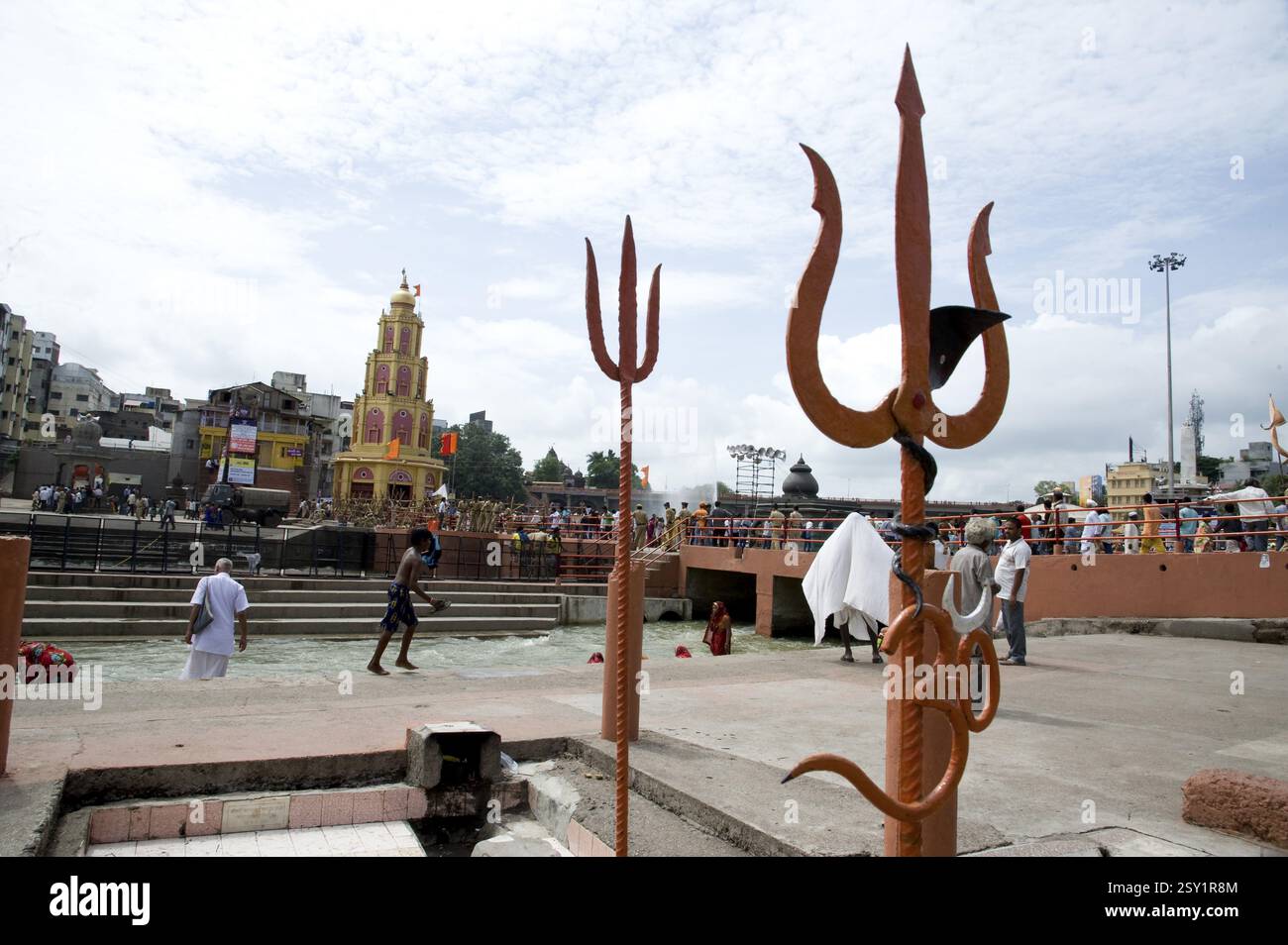 Shri yashwantrao maharaj temple, Nasik, maharashtra, india, asia Stock ...