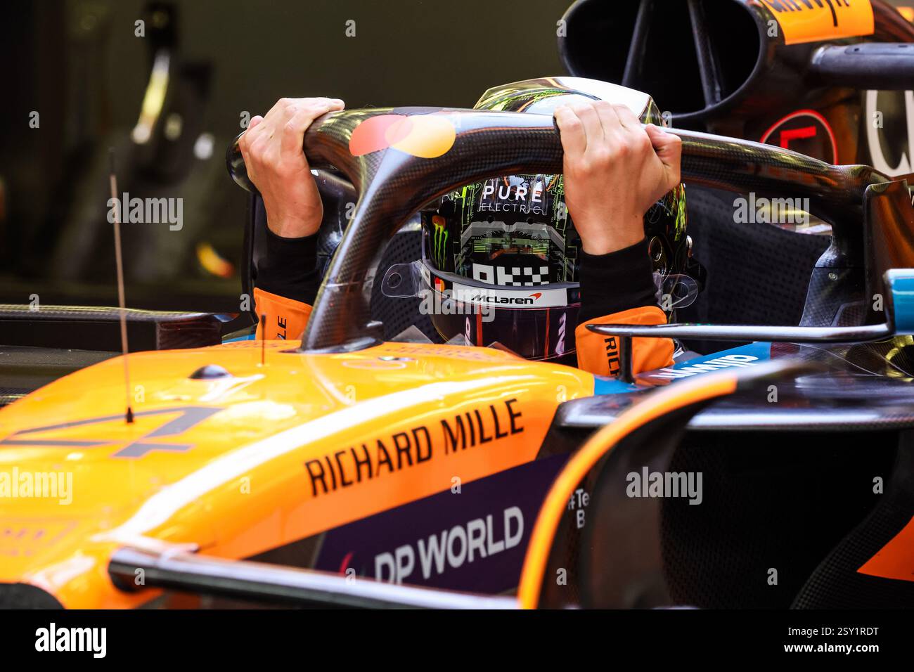 NORRIS Lando (gbr), McLaren F1 Team MCL39, portrait during the Formula 1 Aramco pre-season ...