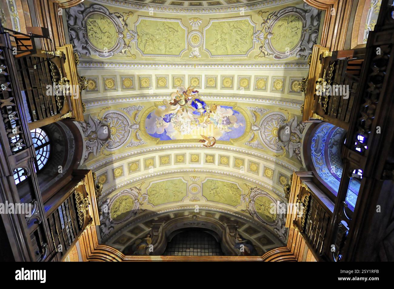 State Hall of the Austrian National Library, Josefsplatz, Vienna ...