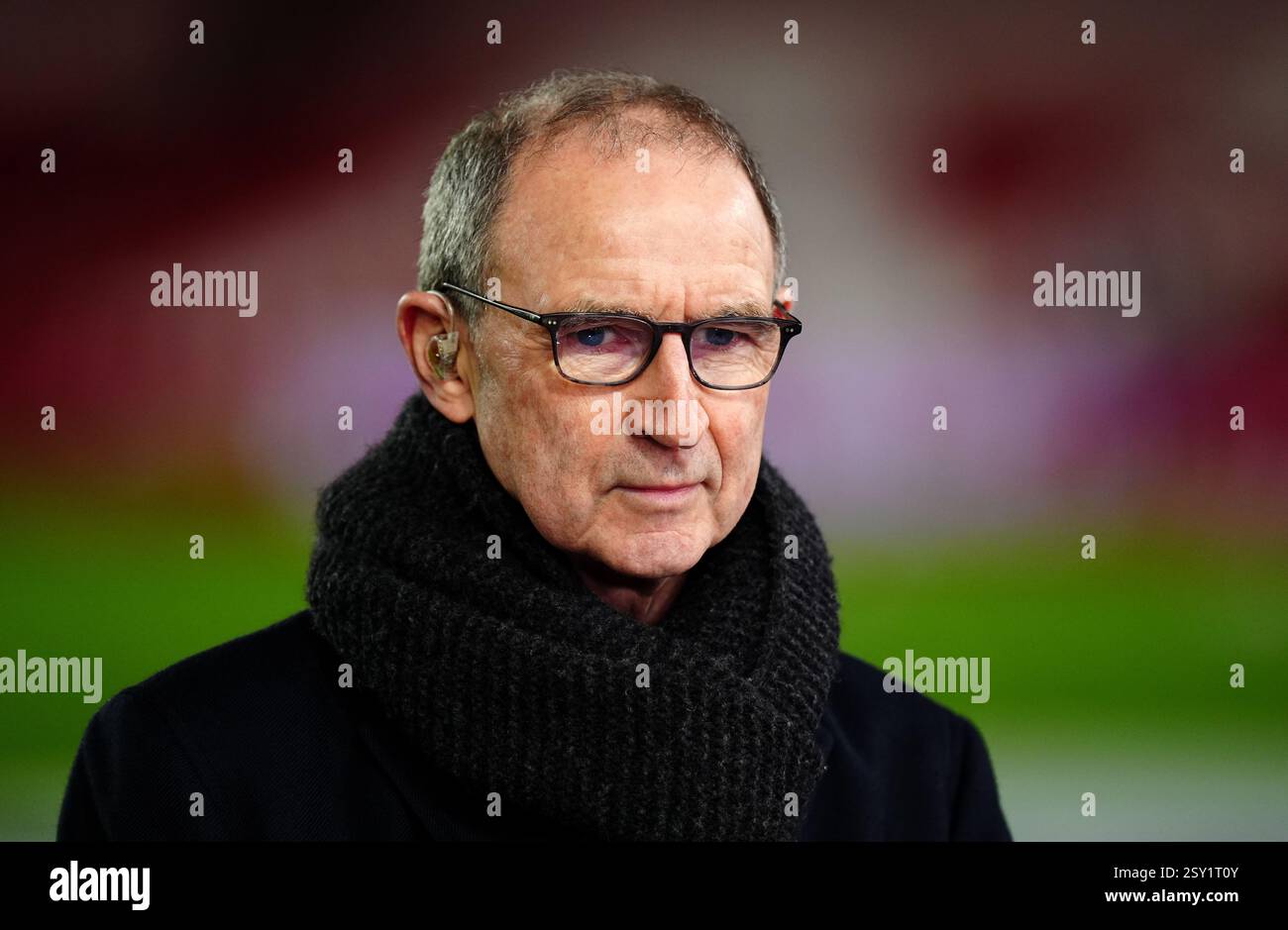 Martin O'Neill during the Premier League match at the City Ground ...