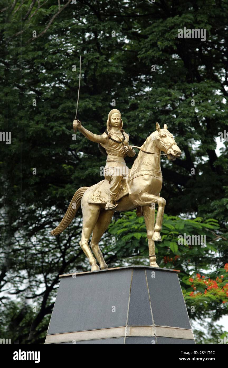 Statue of queen chennamma at keladi karnataka india Asia Stock Photo ...