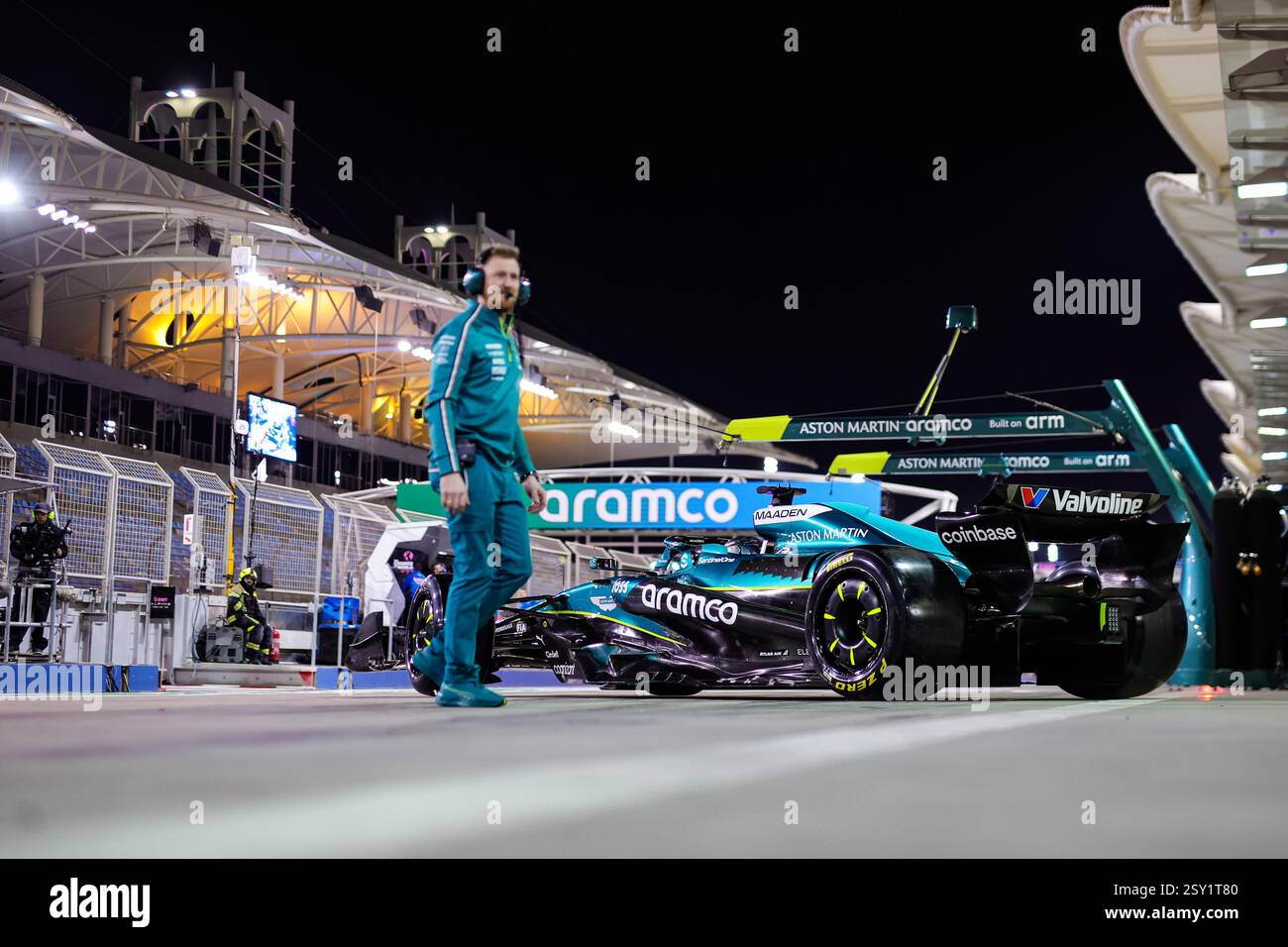 18 STROLL Lance (can), Aston Martin F1 Team AMR25, action during the Formula 1 Aramco pre-season ...