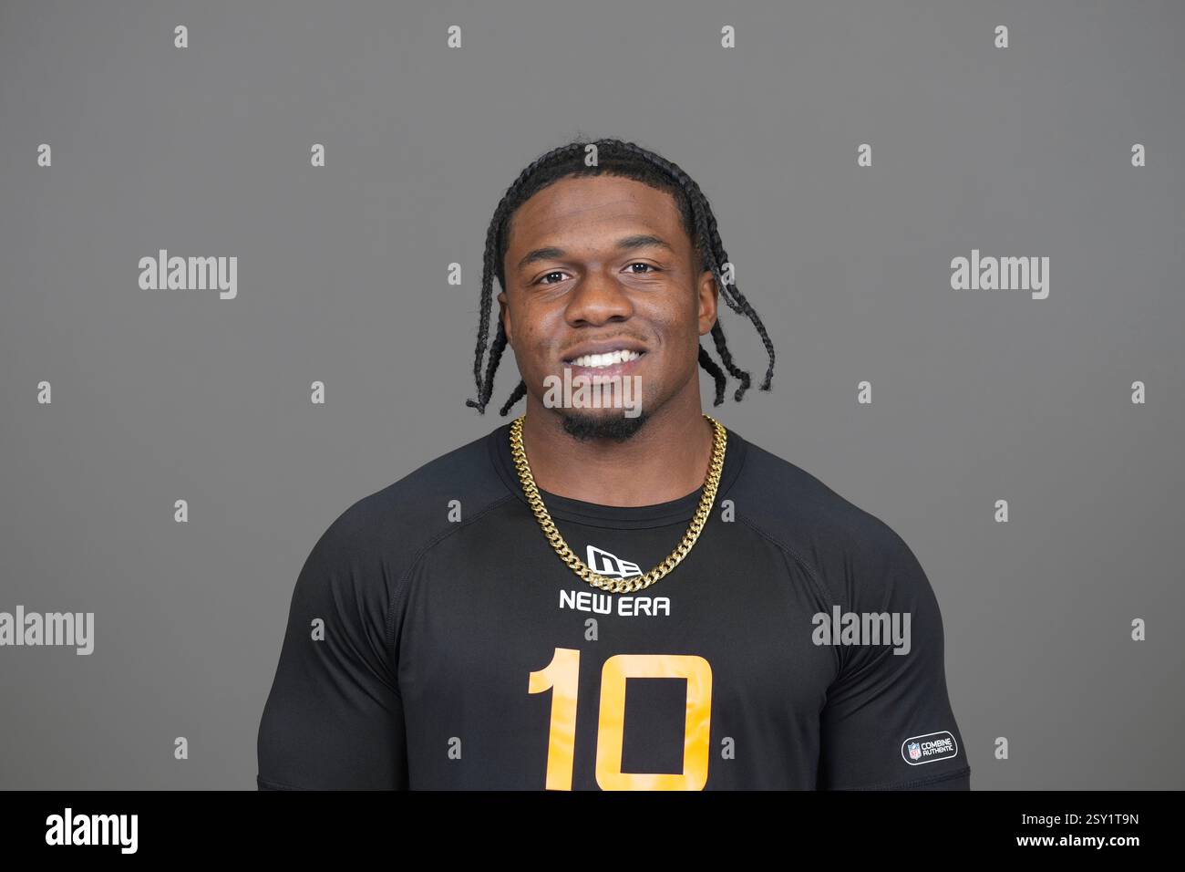 Central Florida running back RJ Harvey (RB10) poses for a portrait at ...
