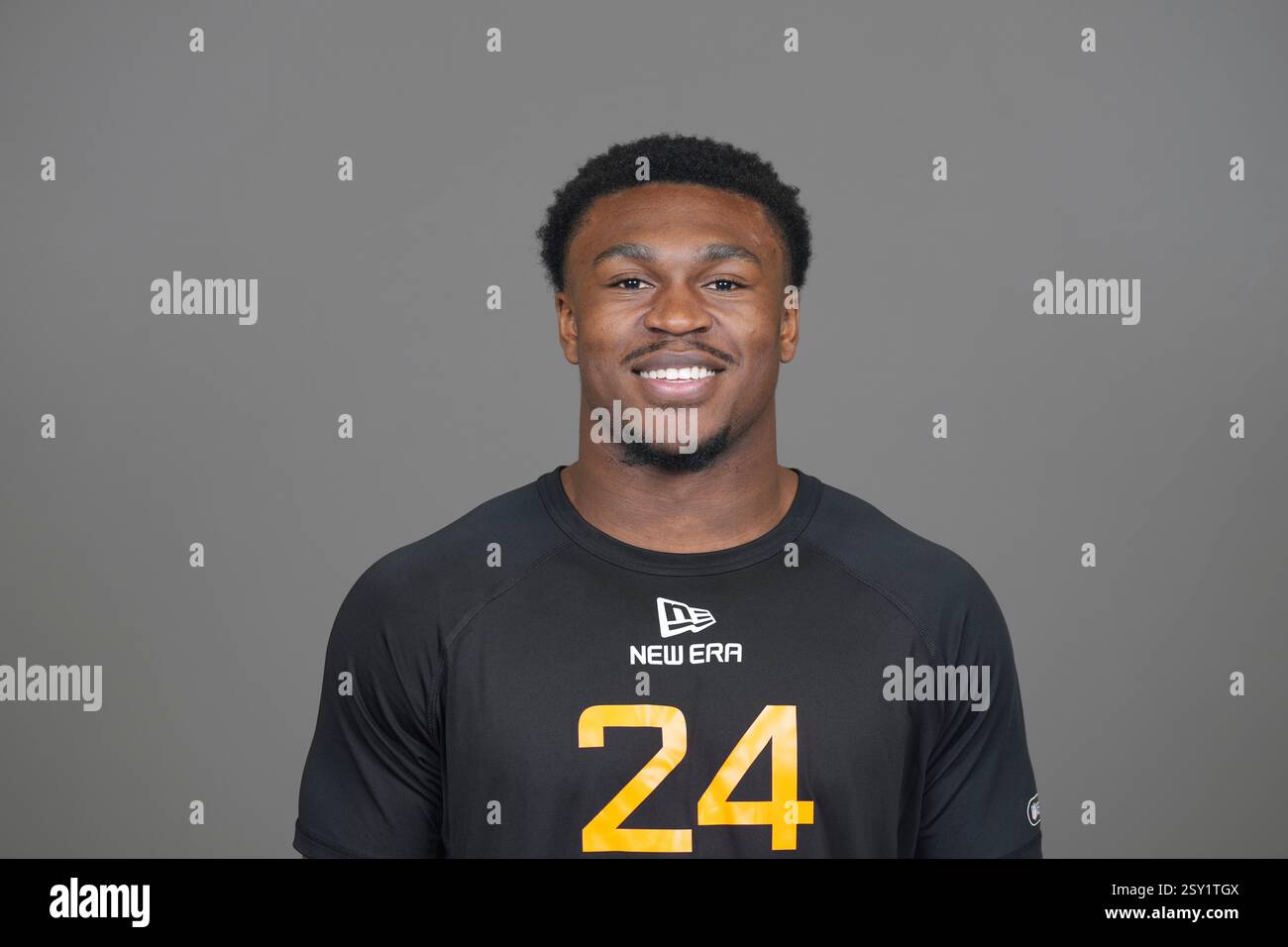 Michigan running back Kalel Mullings (RB24) poses for a portrait at the ...
