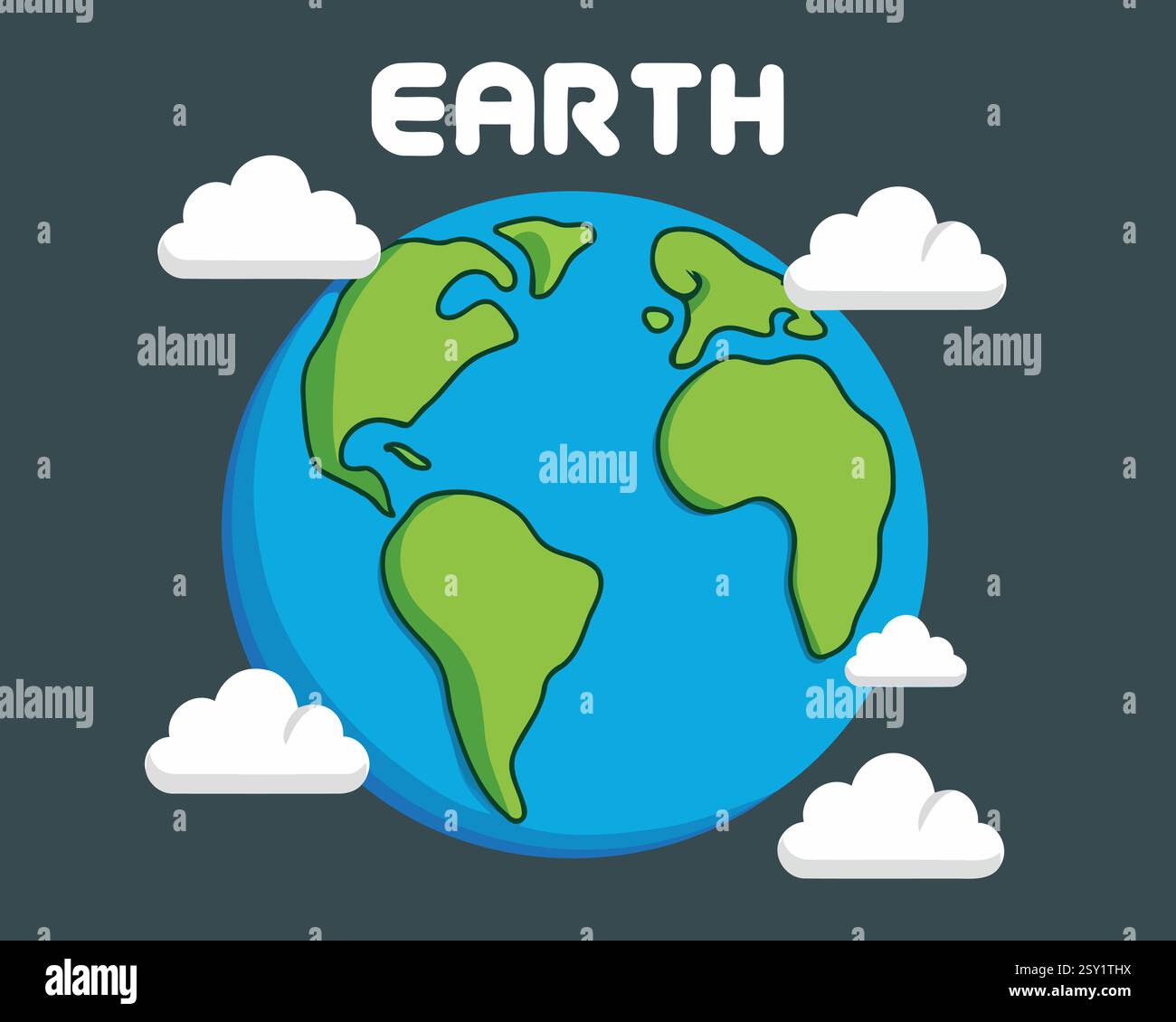 Illustration colorful world globe Stock Vector Images - Alamy