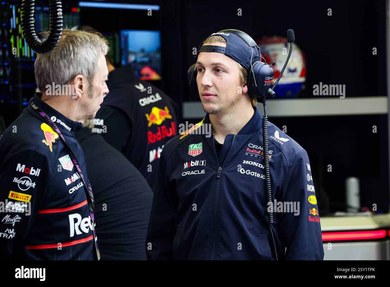 LAWSON Liam (nzl), Red Bull Racing RB21, portrait, during the Formula 1 ...