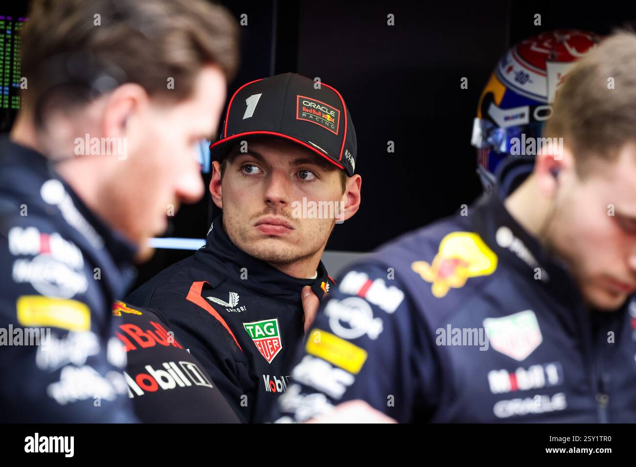 VERSTAPPEN Max (ned), Red Bull Racing RB21, portrait during the Formula ...