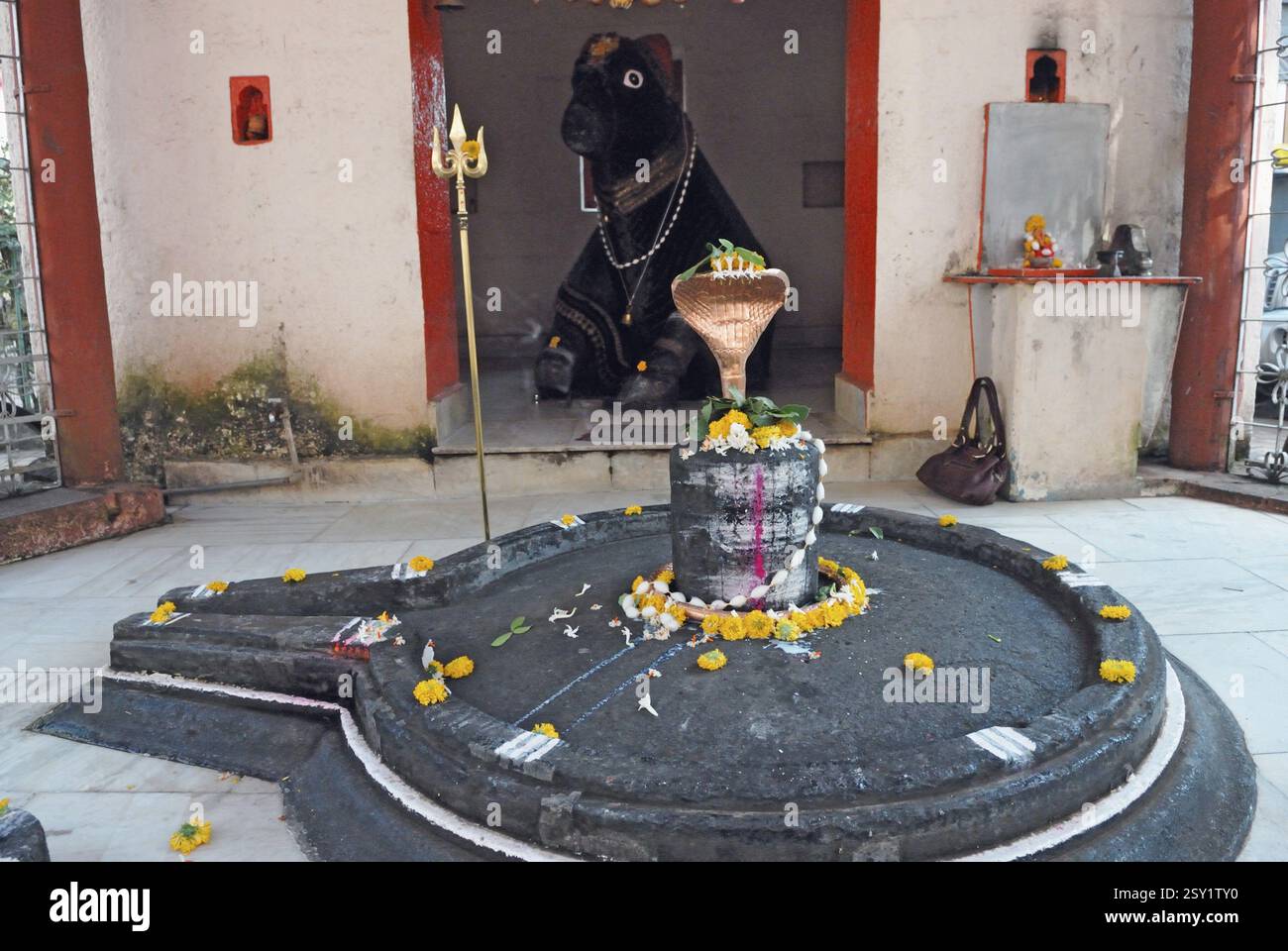 Lord Shiva temple and shivling at, Kolhapur, Maharashtra, India, Asia ...