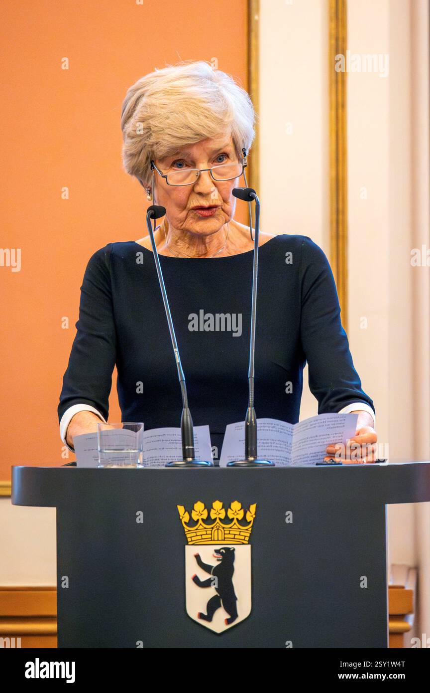 Friede Springer bei der Verleihung der Ehrenbürgerwürde an Friede ...