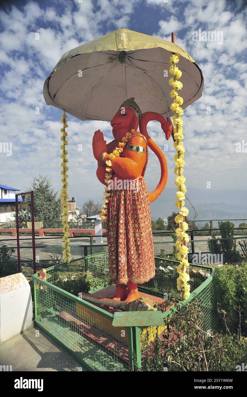 Statue of hanuman at chiliyanaula almoda uttarakhand India Asia Stock ...