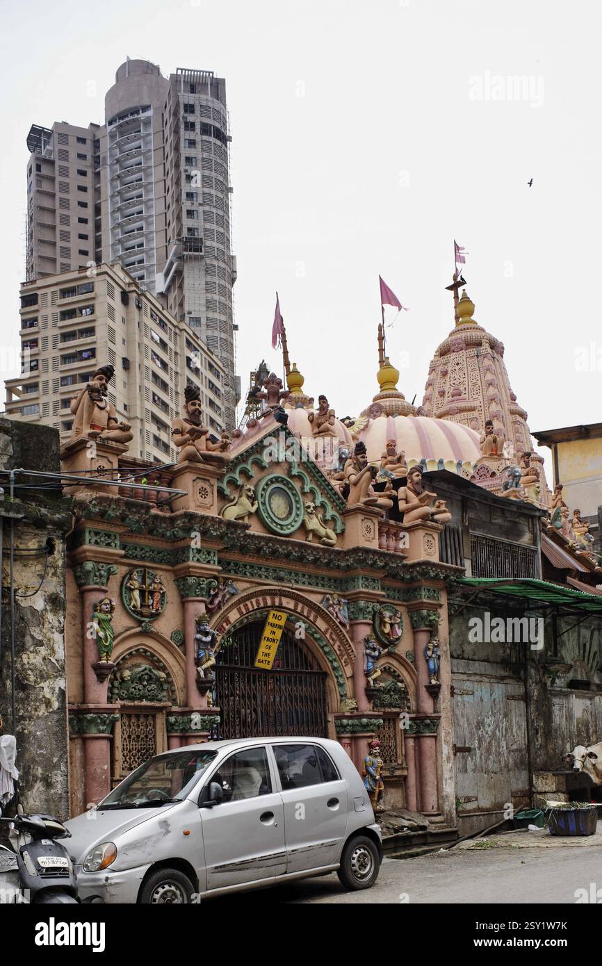 Shree krishna baug temple, mumbai, maharashtra, india, asia Stock Photo ...