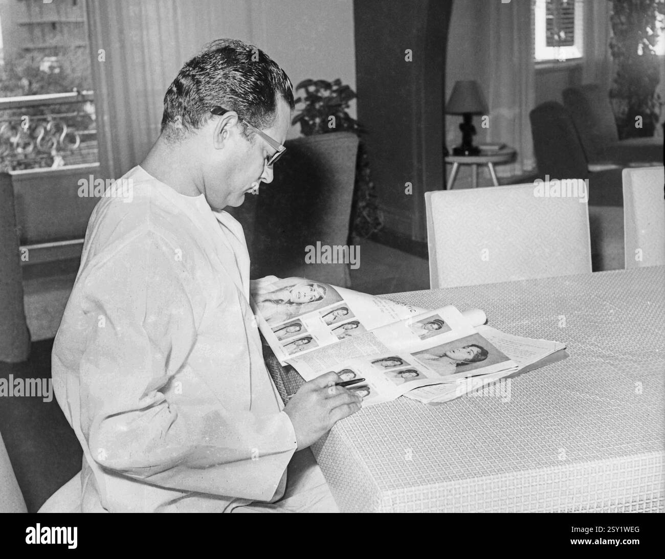 Indian, bollywood film director, guru dutt, india, asia Stock Photo - Alamy