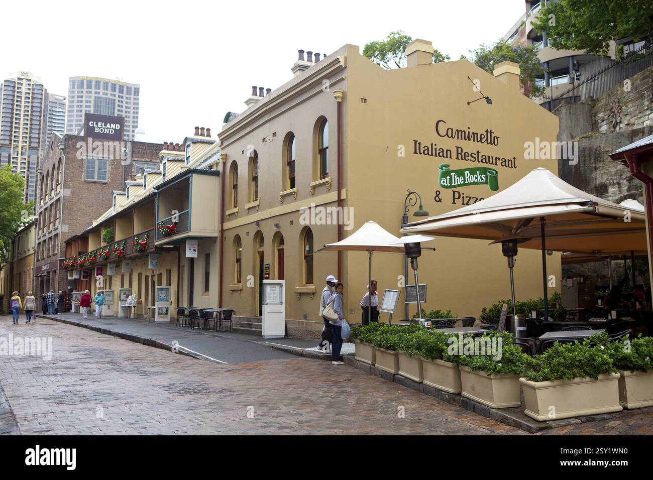Caminetto italian restaurant at the rocks, sydney, australia Stock ...
