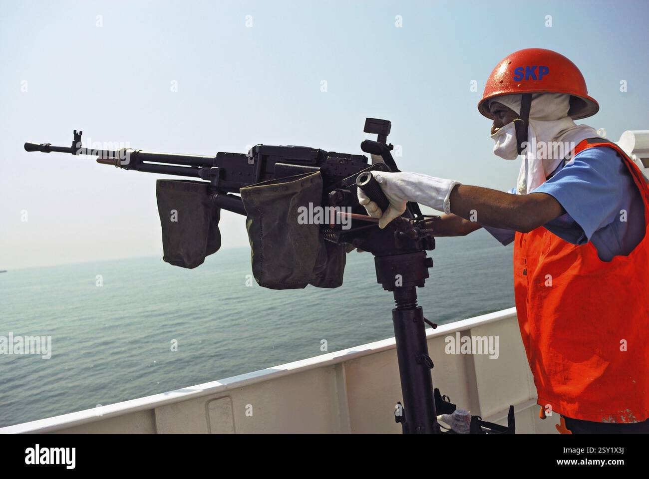 Commando with machine gun, Bombay, Mumbai, Maharashtra, India, Asia ...