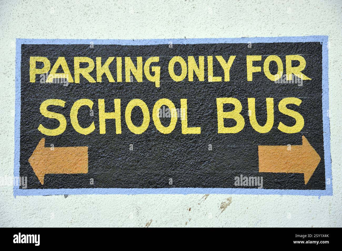 Sign board of parking only for school bus at Mumbai Maharashtra India ...