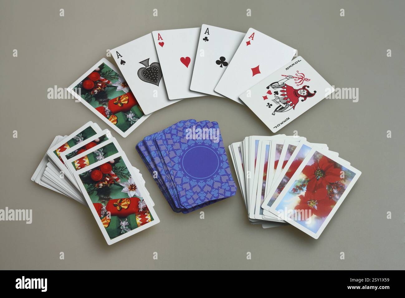 PVC Playing Cards India Asia Stock Photo - Alamy