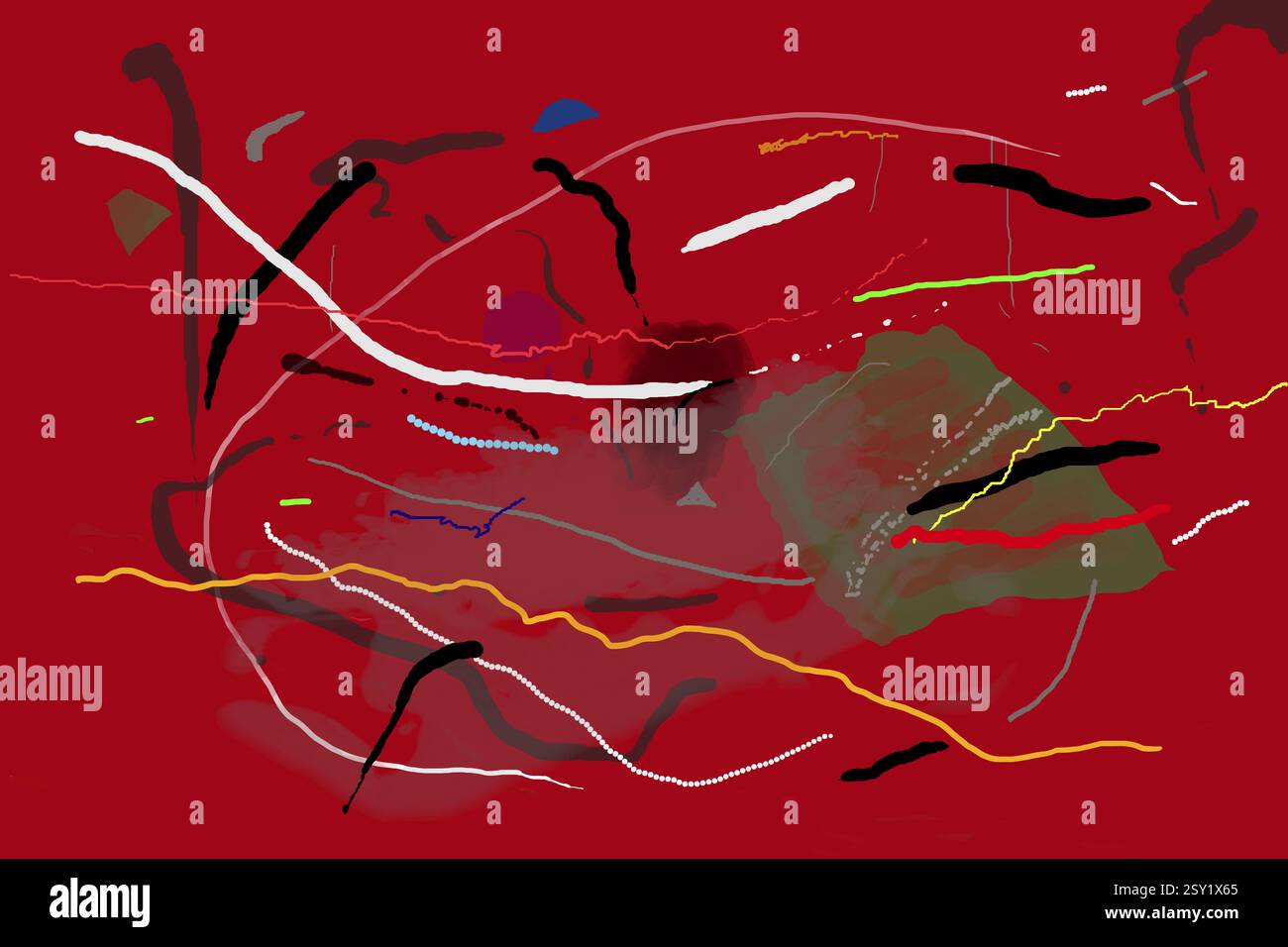 Abstract painting, india, asia Stock Photo - Alamy