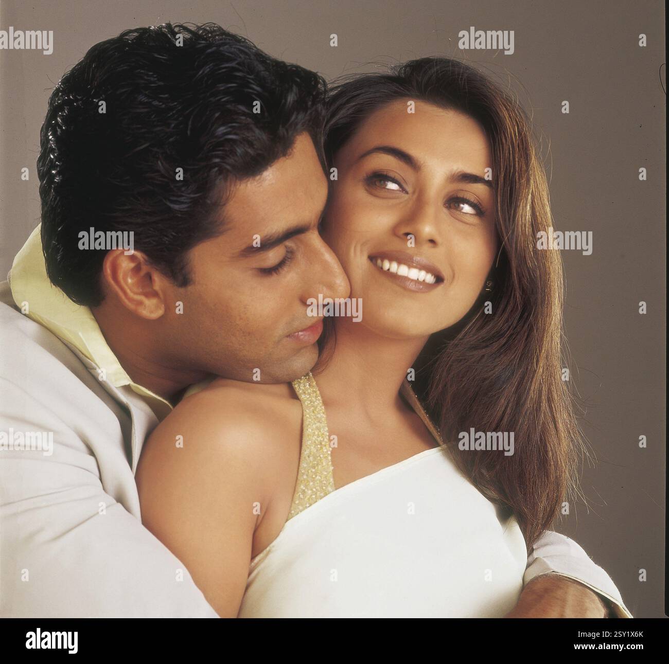 Indian Bollywood actors, abhishek bachchan and rani mukherjee, mumbai ...