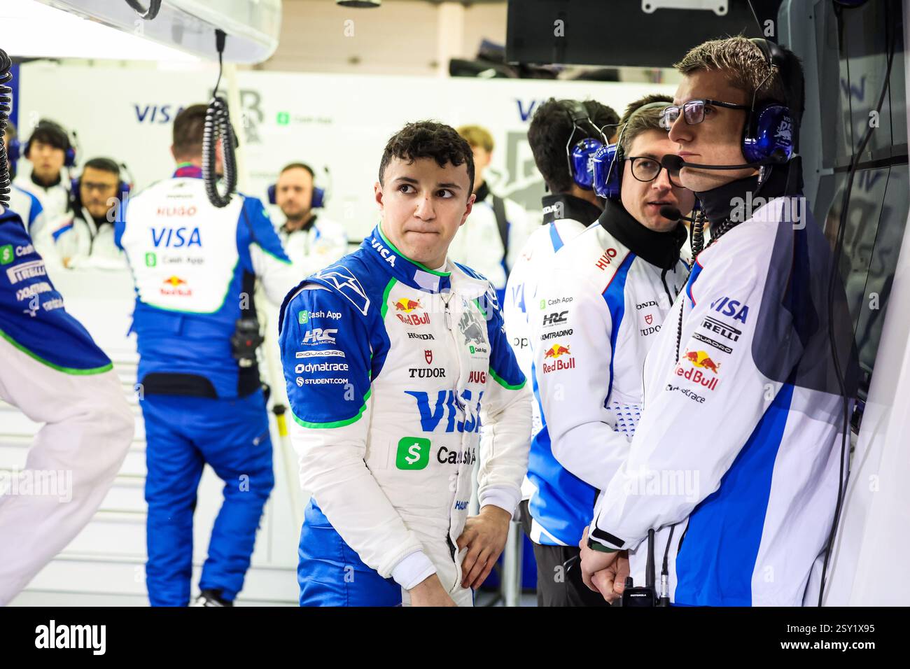 HAMELIN Pierre, with HADJAR Isack (fra), Visa Cash App RB F1 Team ...