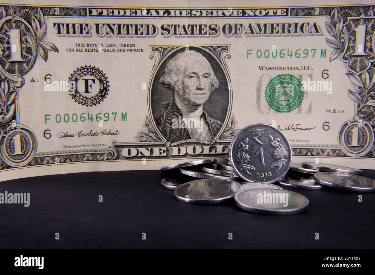 Indian rupees banknotes coins hi-res stock photography and images - Alamy