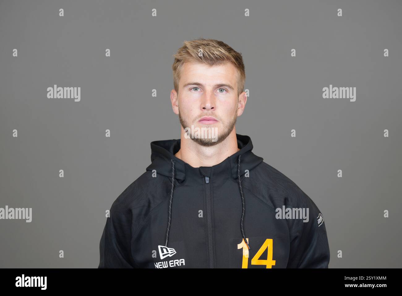 Louisville quarterback Tyler Shough (QB14) poses for a portrait at the ...