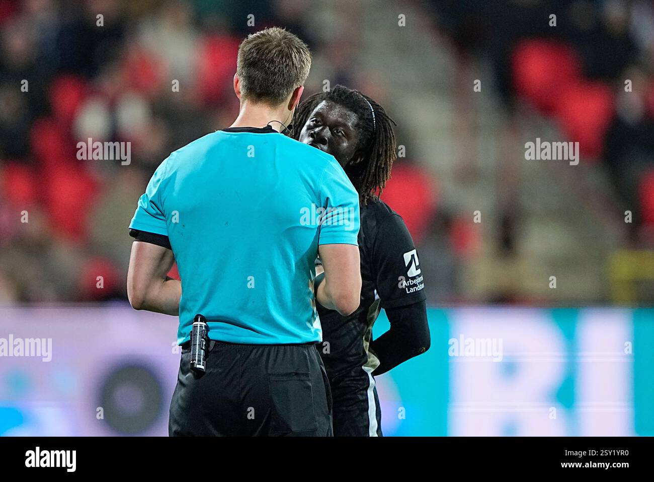 Aalborg, Denmark. 26th Feb, 2025. Superligakampen mellem AaB og FC ...