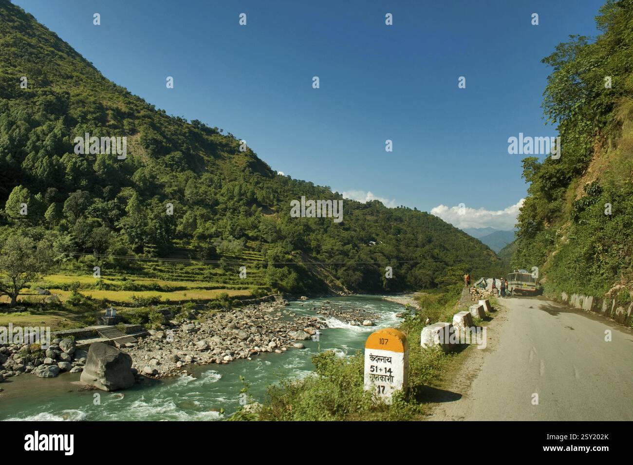 Route, kedarnath, badrinath, uttarakhand, india, asia Stock Photo - Alamy