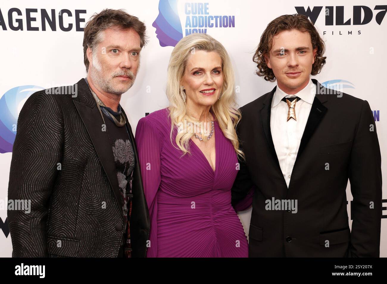 Rufus Wainwright, Nancy Davis, Luke K at arrivals for Cure Addiction ...