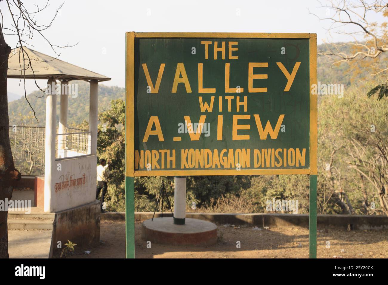 Keshkal valleys board at bastar, chhattisgarh, india, asia Stock Photo ...