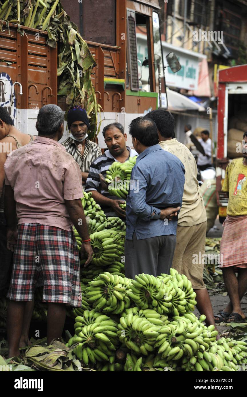 Truck loaded with Fruit Banana, mumbai, maharashtra, India, Asia Stock ...
