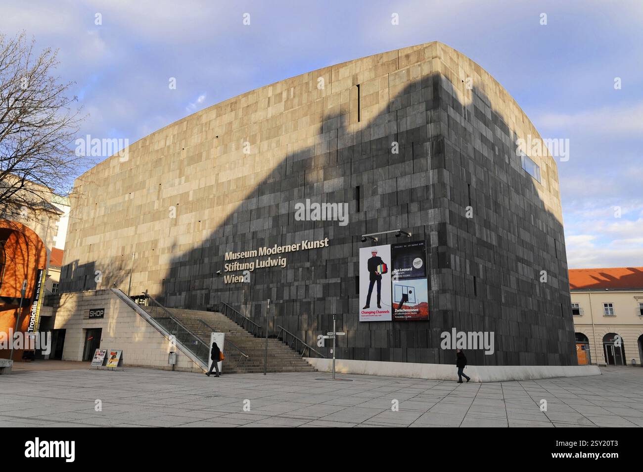MUMOK, Museum Moderner Kunst or Museum of Modern Art, building ...