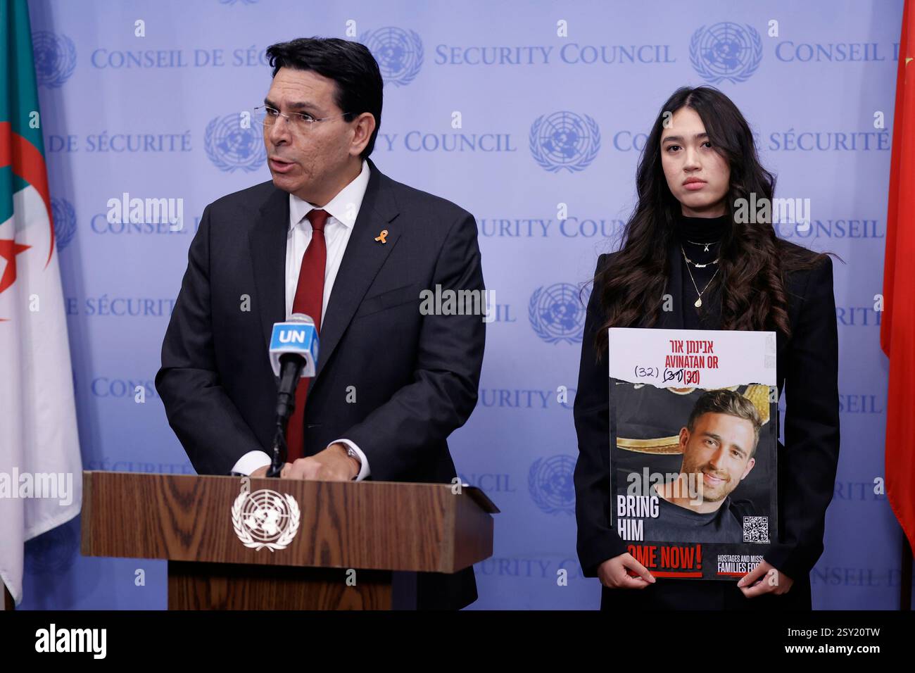 NEW YORK, NEW YORK - FEBRUARY 26: Danny Danon, Permanent Representative ...