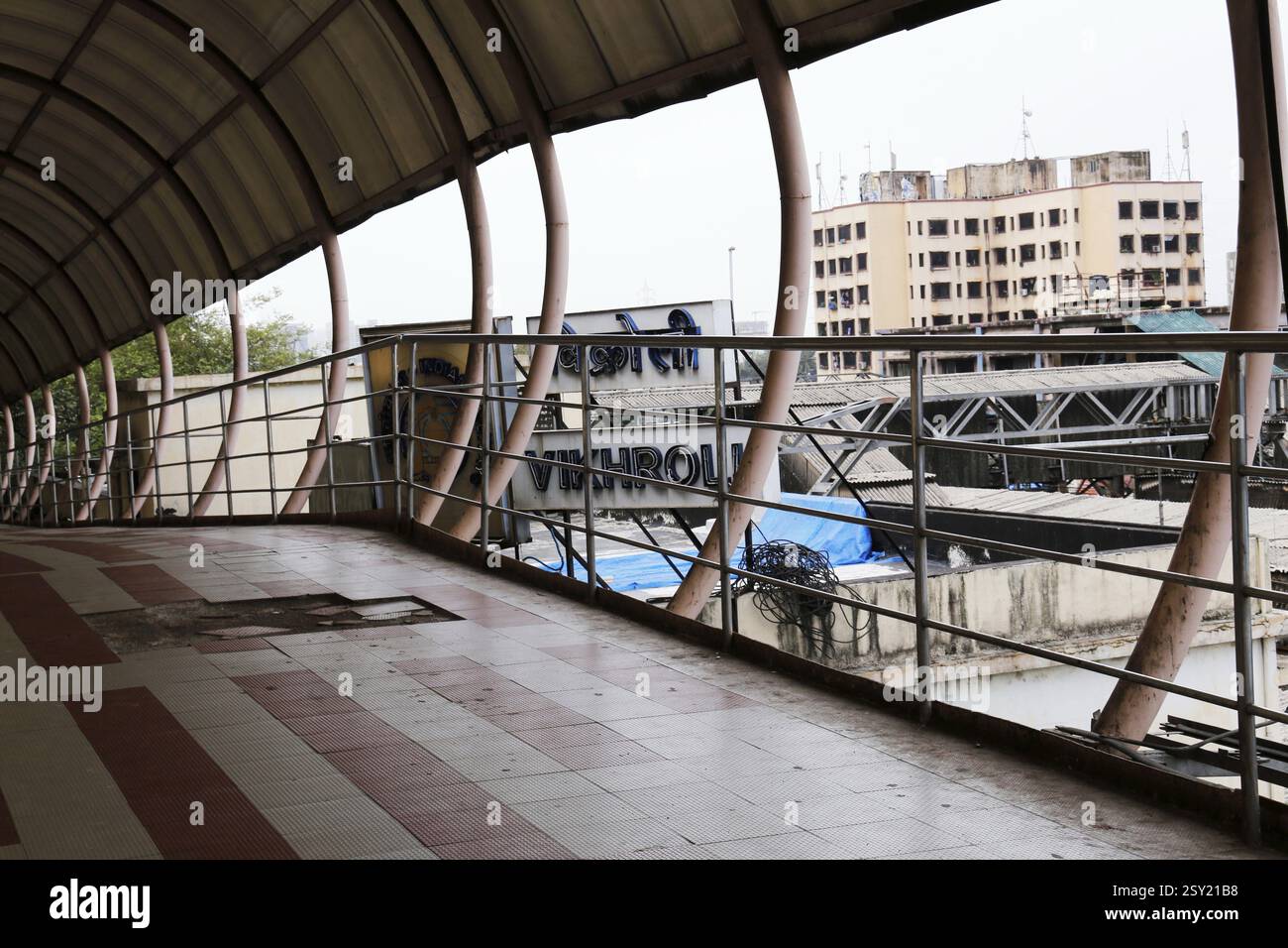 Vikhroli railway station, Mumbai, Maharashtra, India, Asia Stock Photo ...