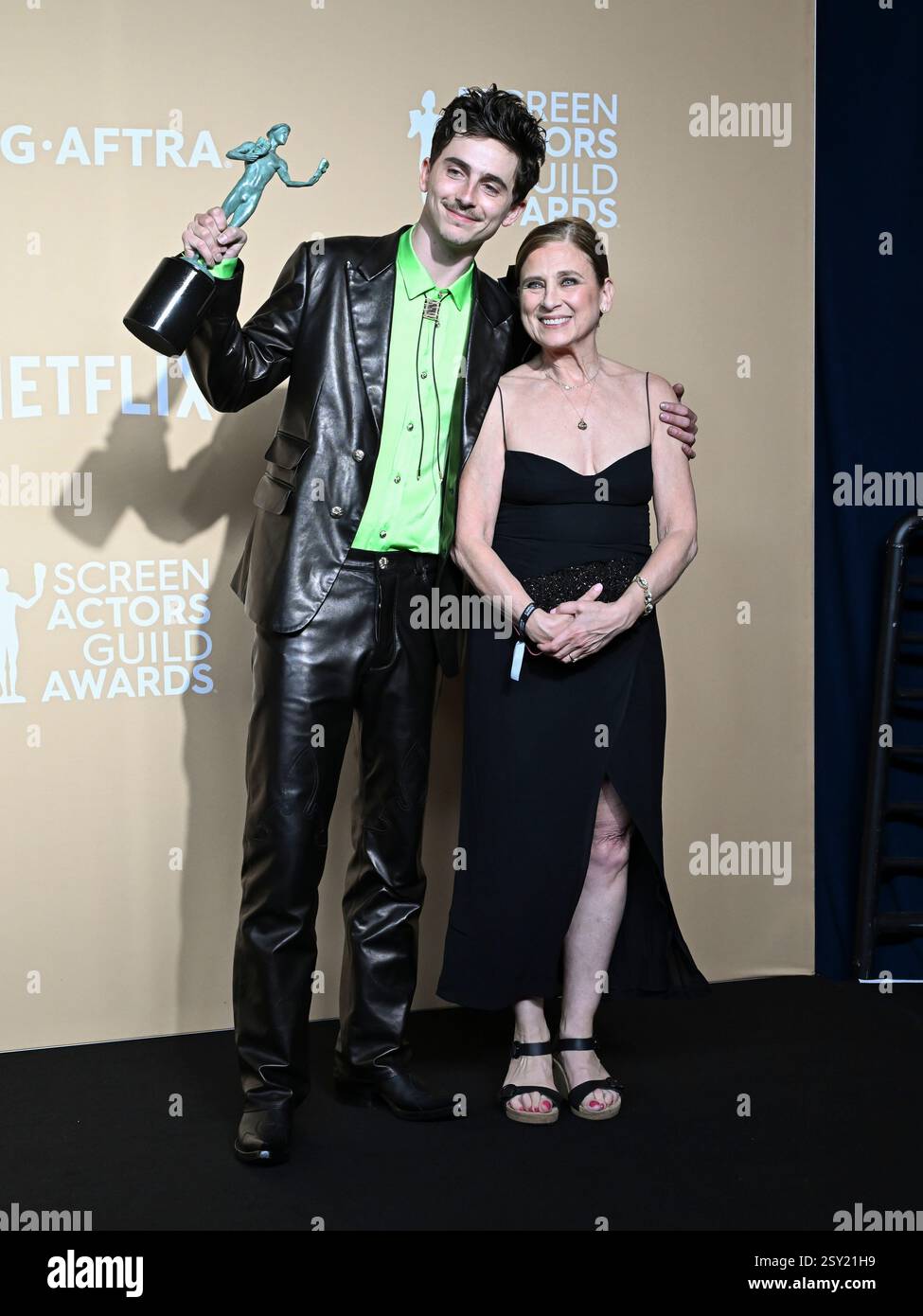 23 February 2025 - Los Angeles, California - Timothee Chalamet and ...