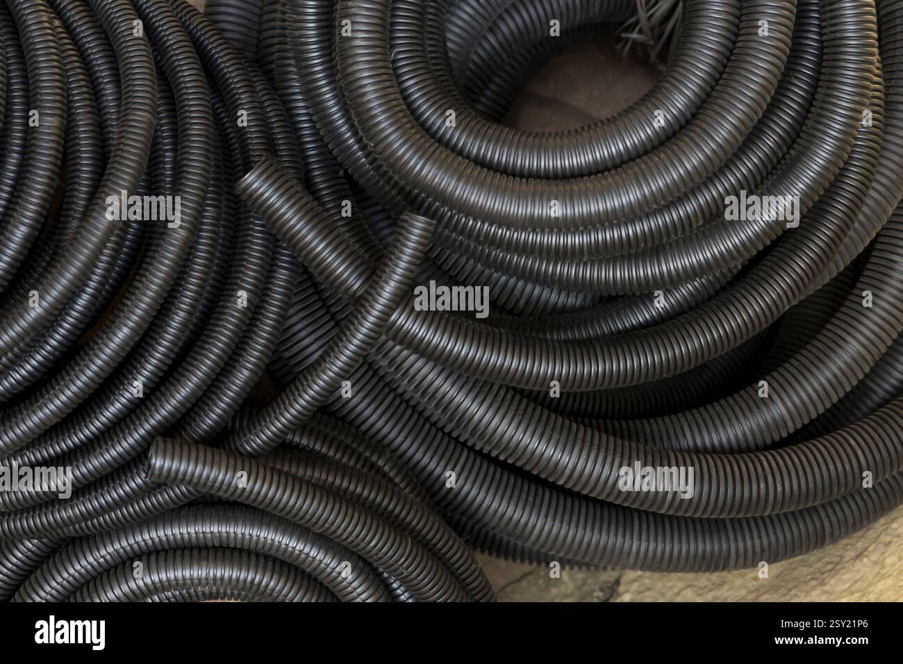 PVC Cable Conduits India Asia Stock Photo - Alamy
