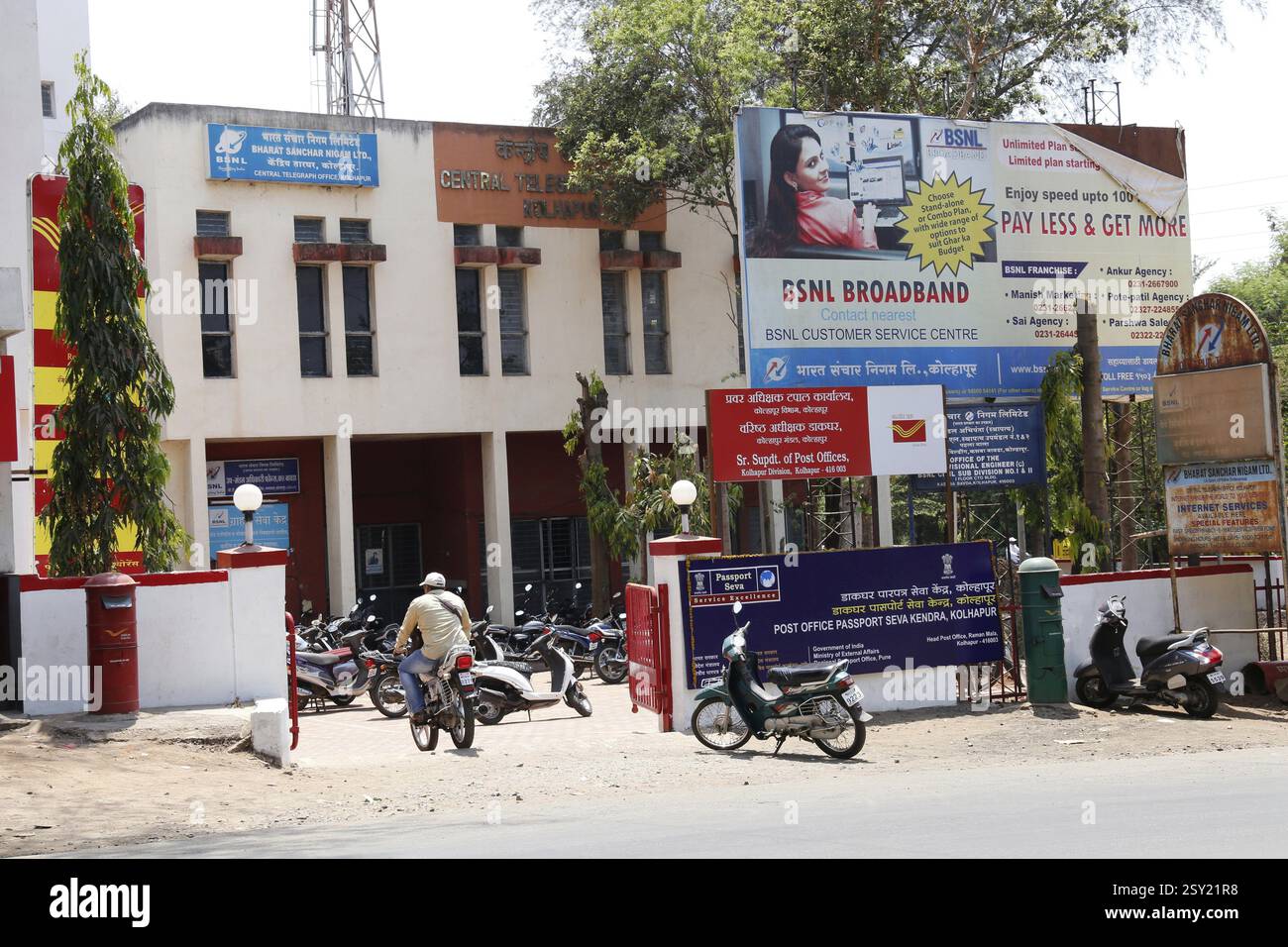 Head post office building, Kolhapur, Maharashtra, India, Asia Stock ...