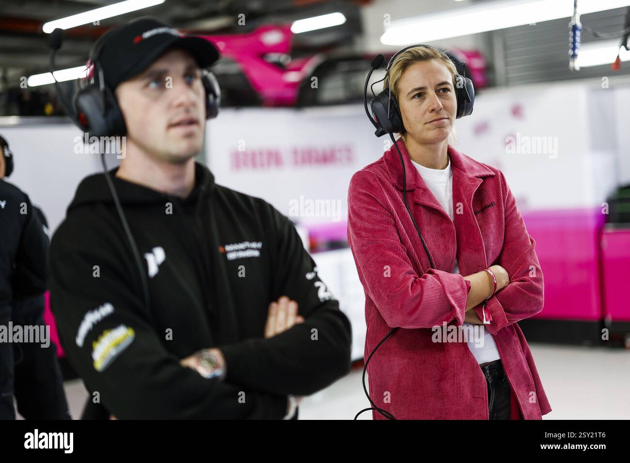 BOVY Sarah, Iron Dames driver, portrait during the Qatar 1812 KM, 1st ...