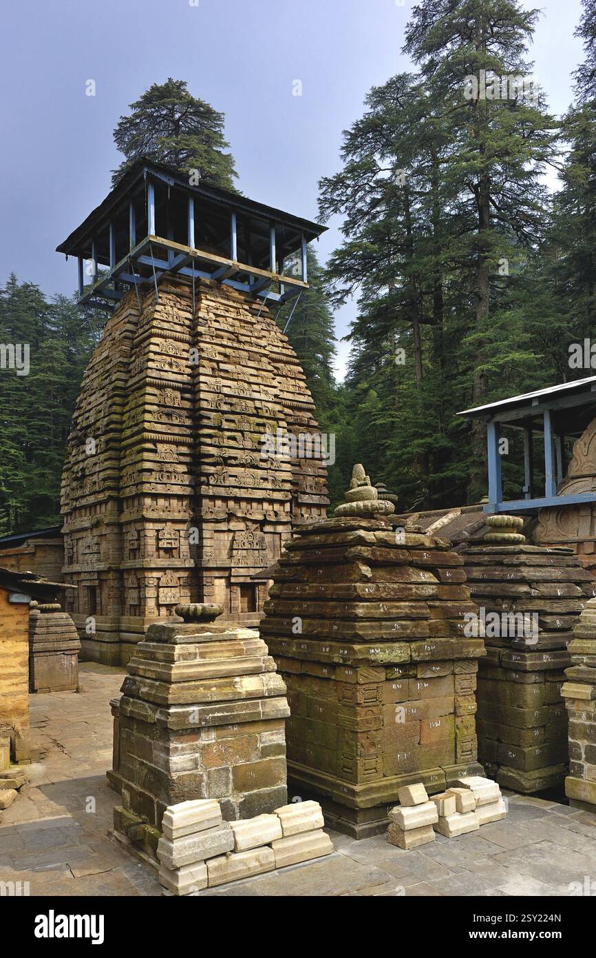 Jageshwar temple, Almora, Uttaranchal Uttarakhand, India, Asia Stock ...