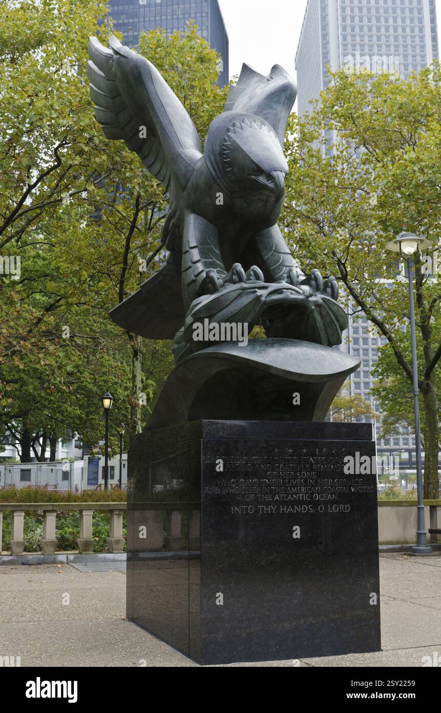 Statue battery park hope garden lower, manhattan, new york, usa Stock ...