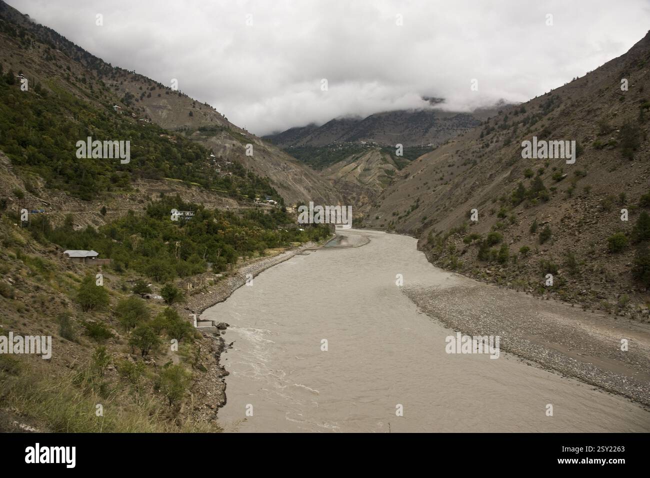 Sutlej river, kalpa, himachal pradesh, india, asia Stock Photo - Alamy