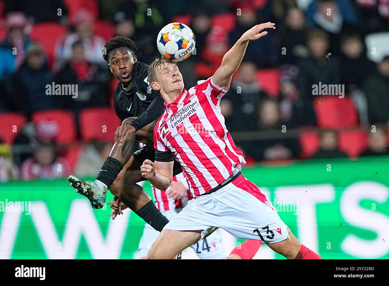 Aalborg, Denmark. 26th Feb, 2025. Superligakampen mellem AaB og FC ...