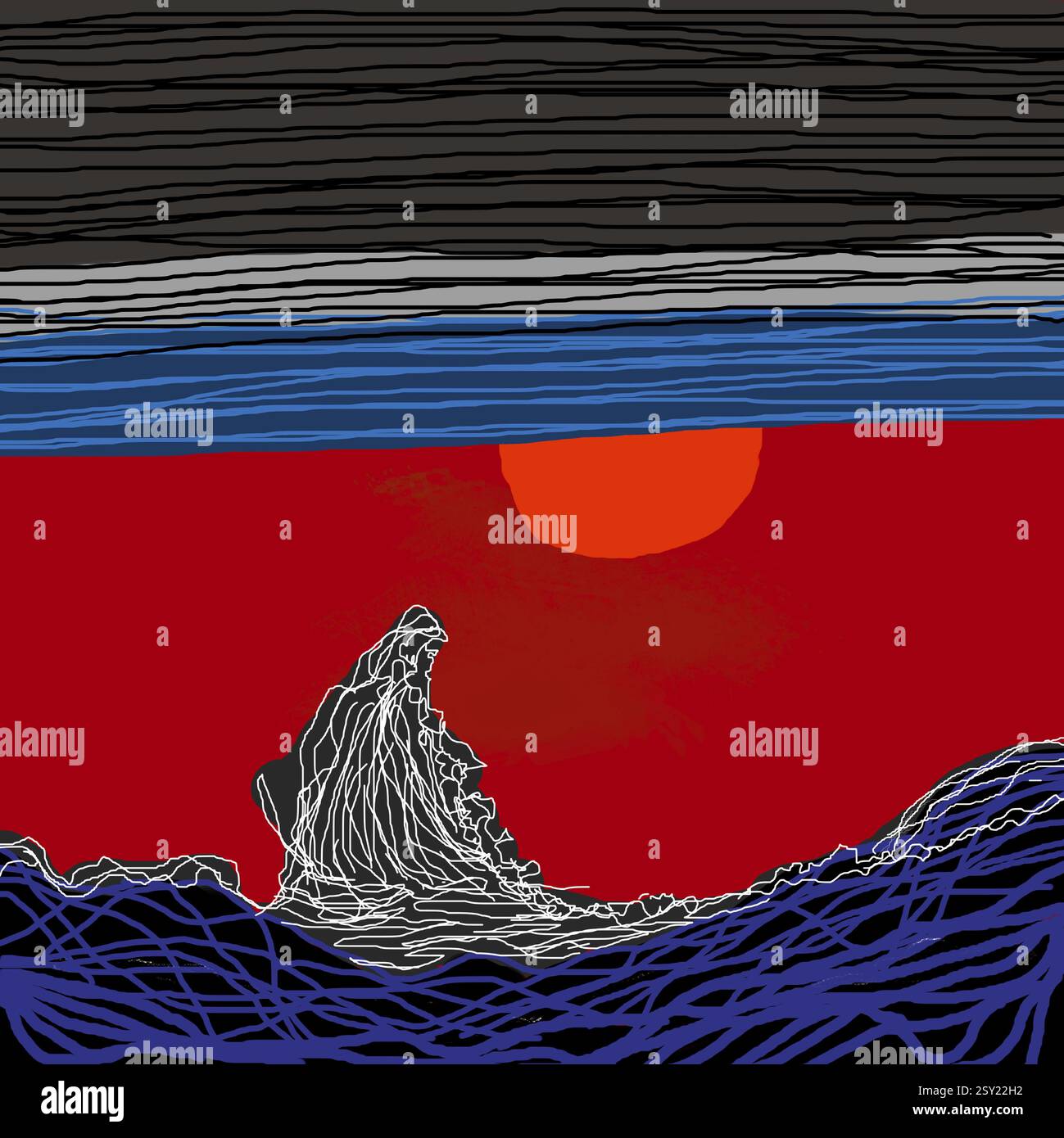 Abstract painting, india, asia Stock Photo - Alamy