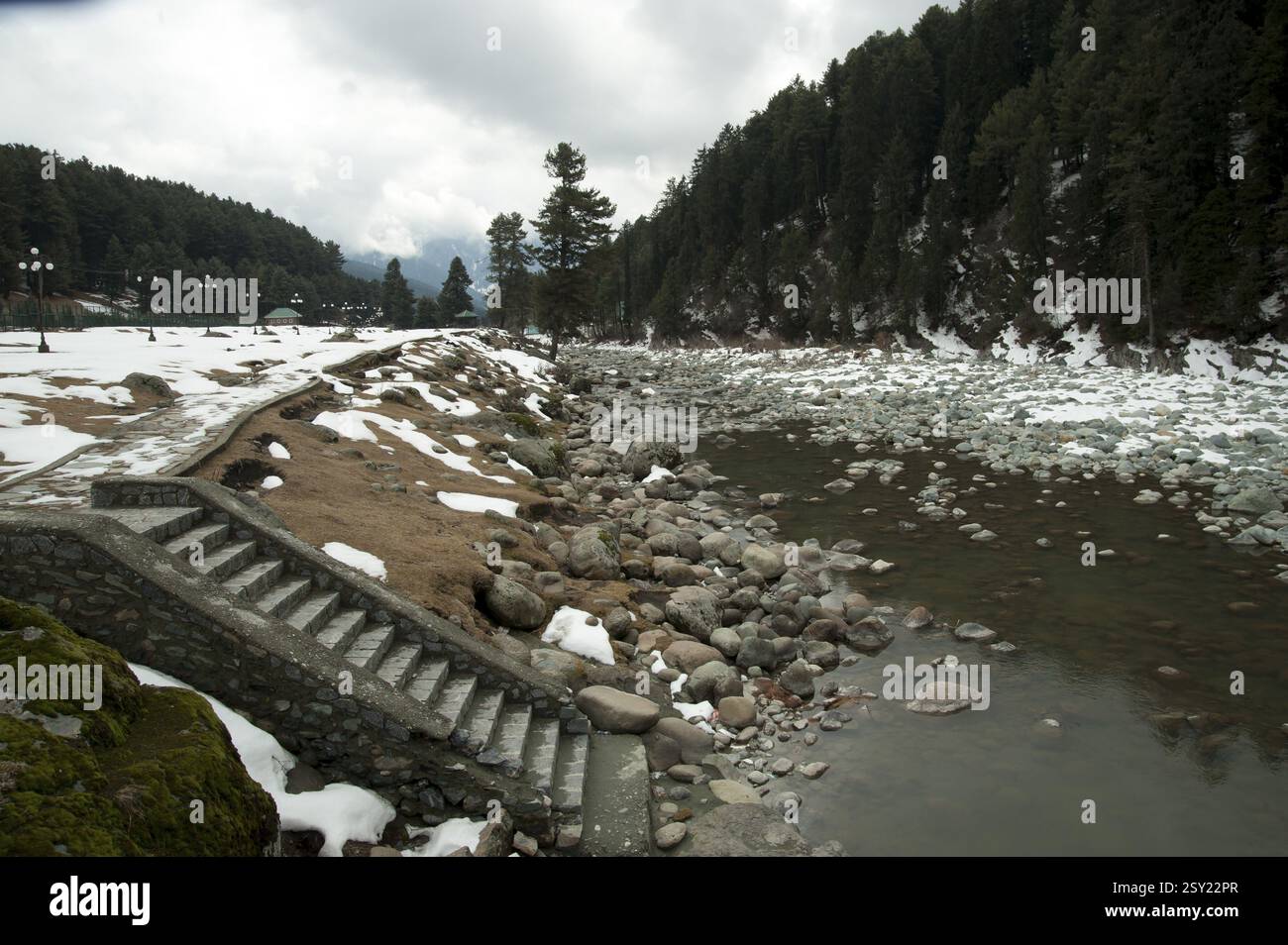 Lidder river, pahalgam, kashmir, india, asia Stock Photo - Alamy
