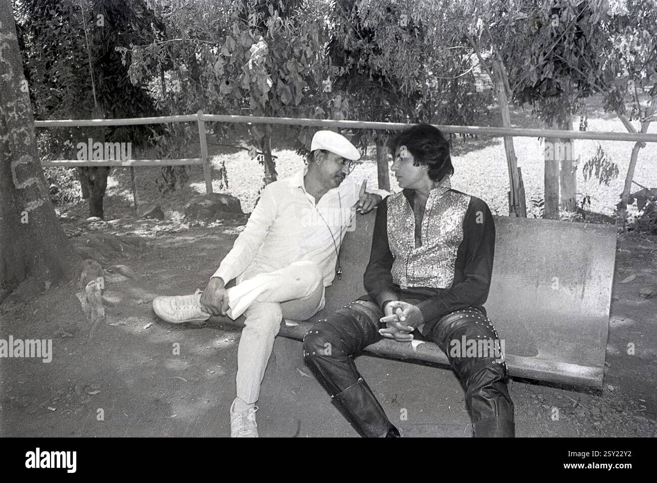 Indian bollywood actor, amitabh bachchan and manmohan desai, India ...
